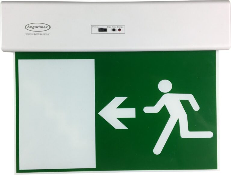 LAMPARA LED TIPO ROTULO SALIDA ESCALERA Y PUERTA DE EMERGENCIA 2 CARAS ...
